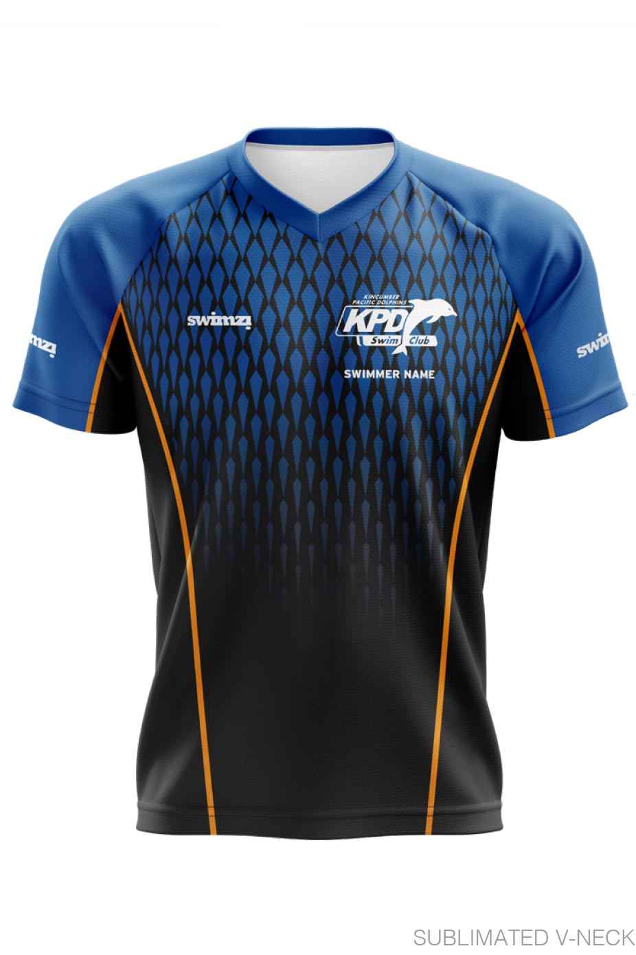 Unisex Polyester Club Shirt – V-Neck – Teamwear Swimzi