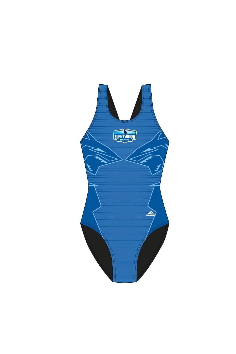 Female Mako’s Broadstrap Swimsuit – Teamwear Swimzi