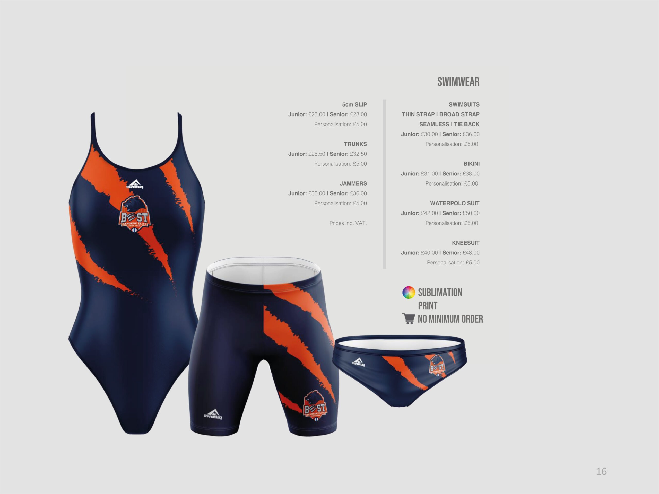 Our Products – Teamwear Swimzi