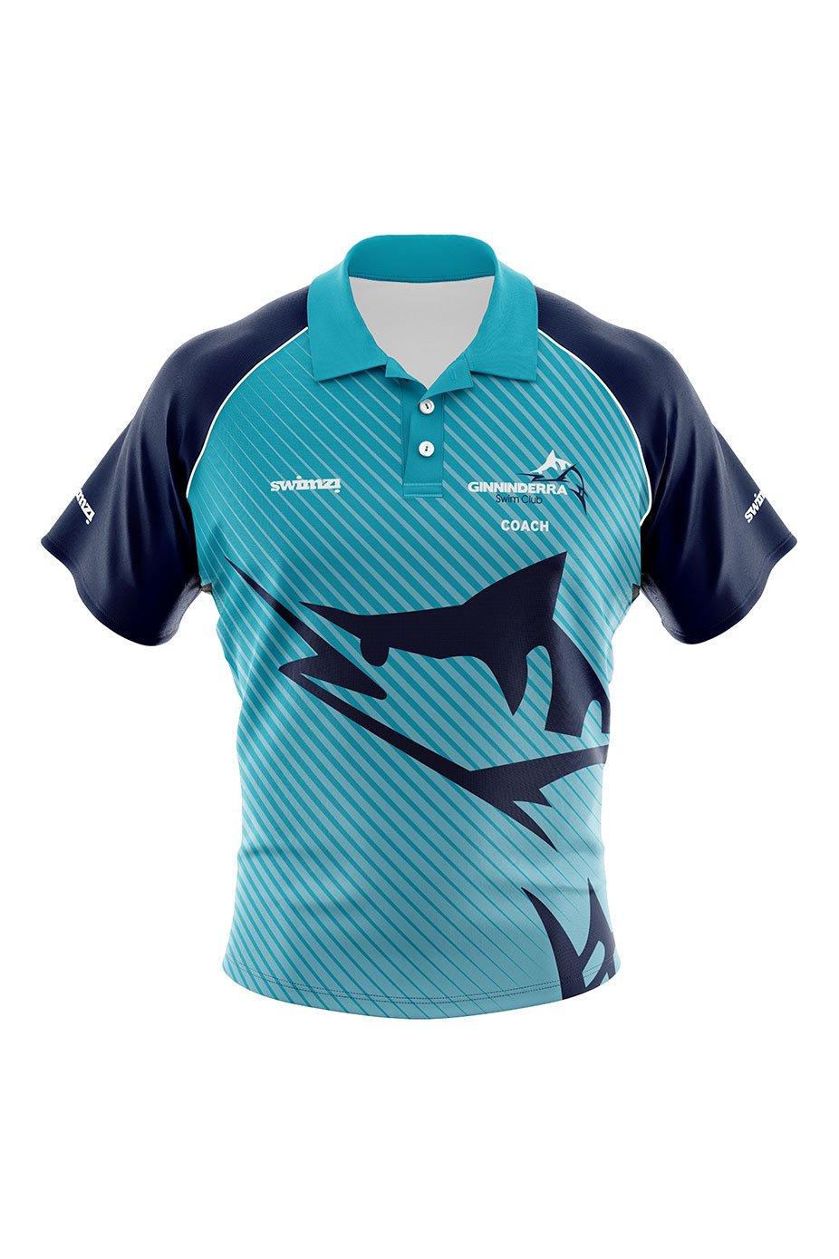 Unisex Polyester National Rep Shirt – Polo Neck – Coach – Teamwear Swimzi